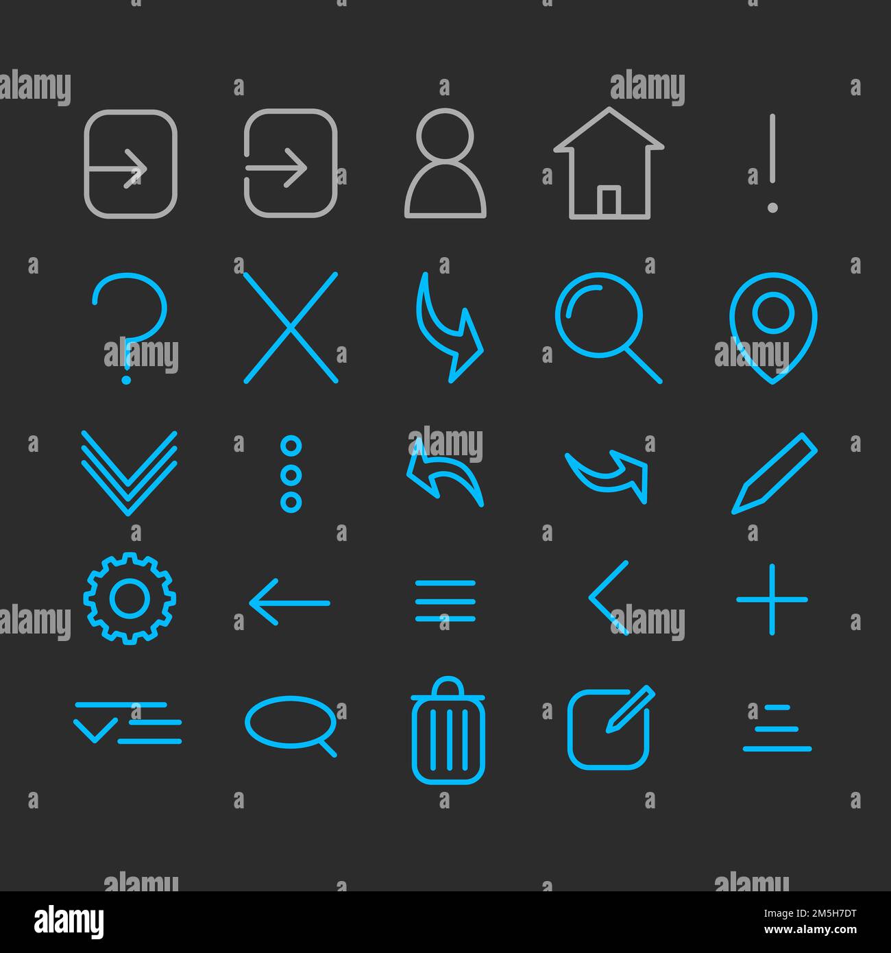 Basic signs hi-res stock photography and images - Alamy