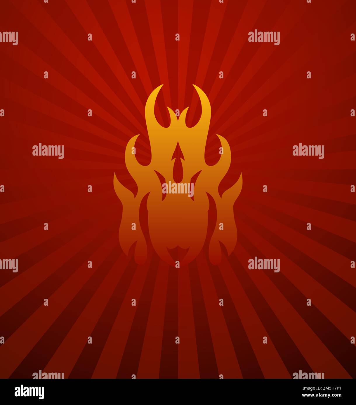Symbols red fire on red background vector Stock Vector Image & Art - Alamy