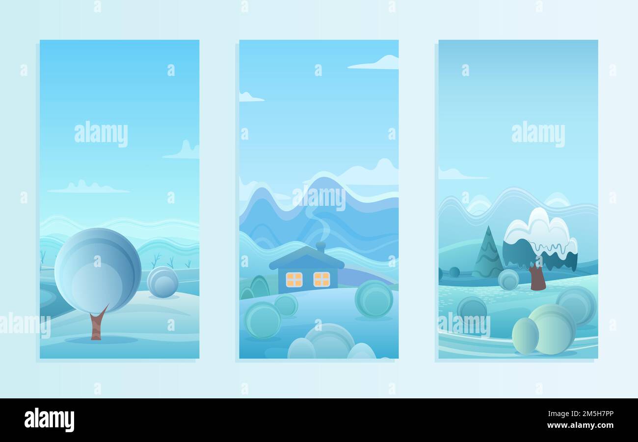 White pine village Stock Vector Images - Alamy