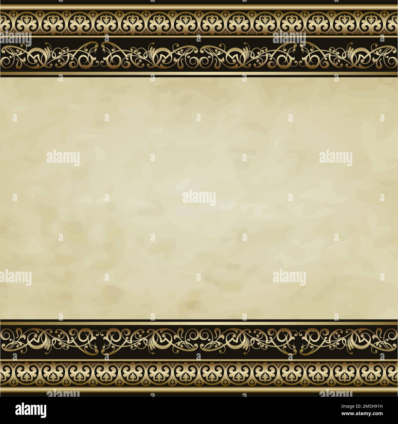 Vintage vector background in the form picture frame for presentation ...