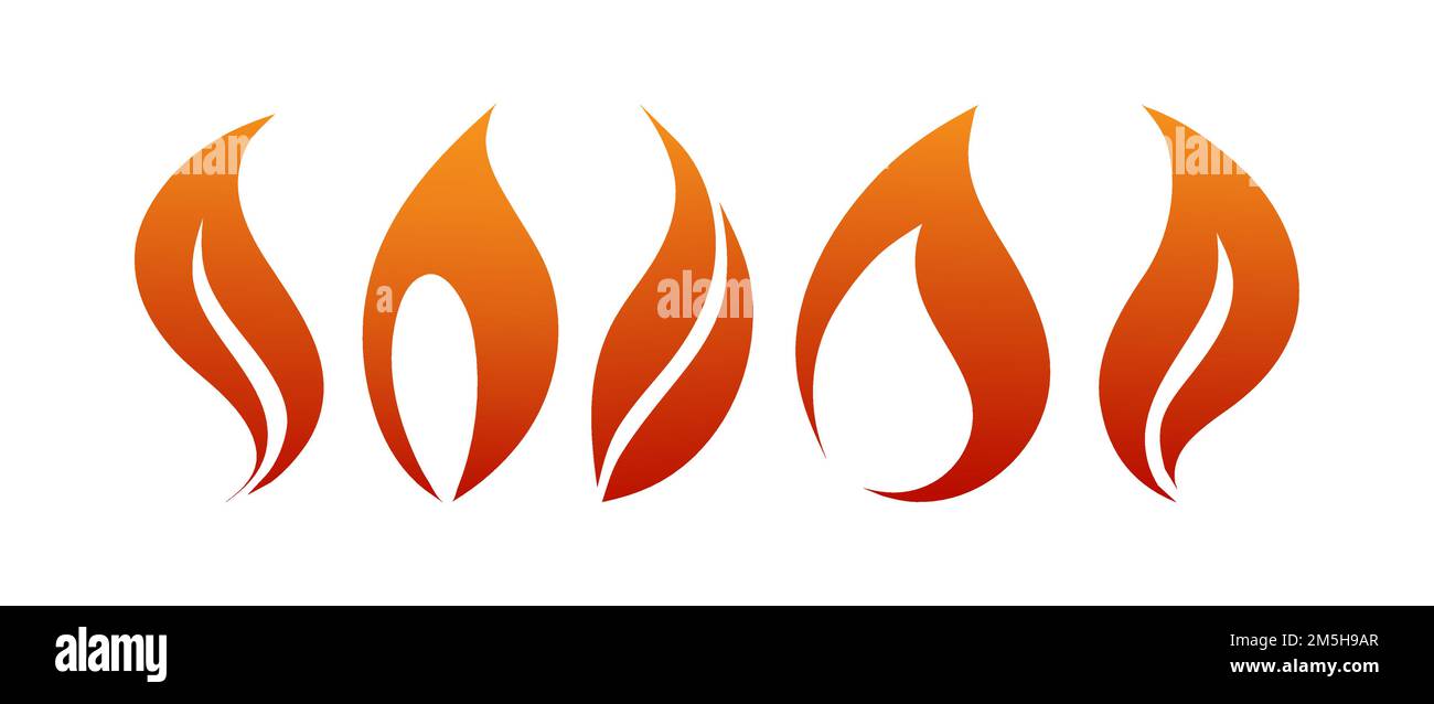 fire icon vector black Stock Vector Image & Art - Alamy