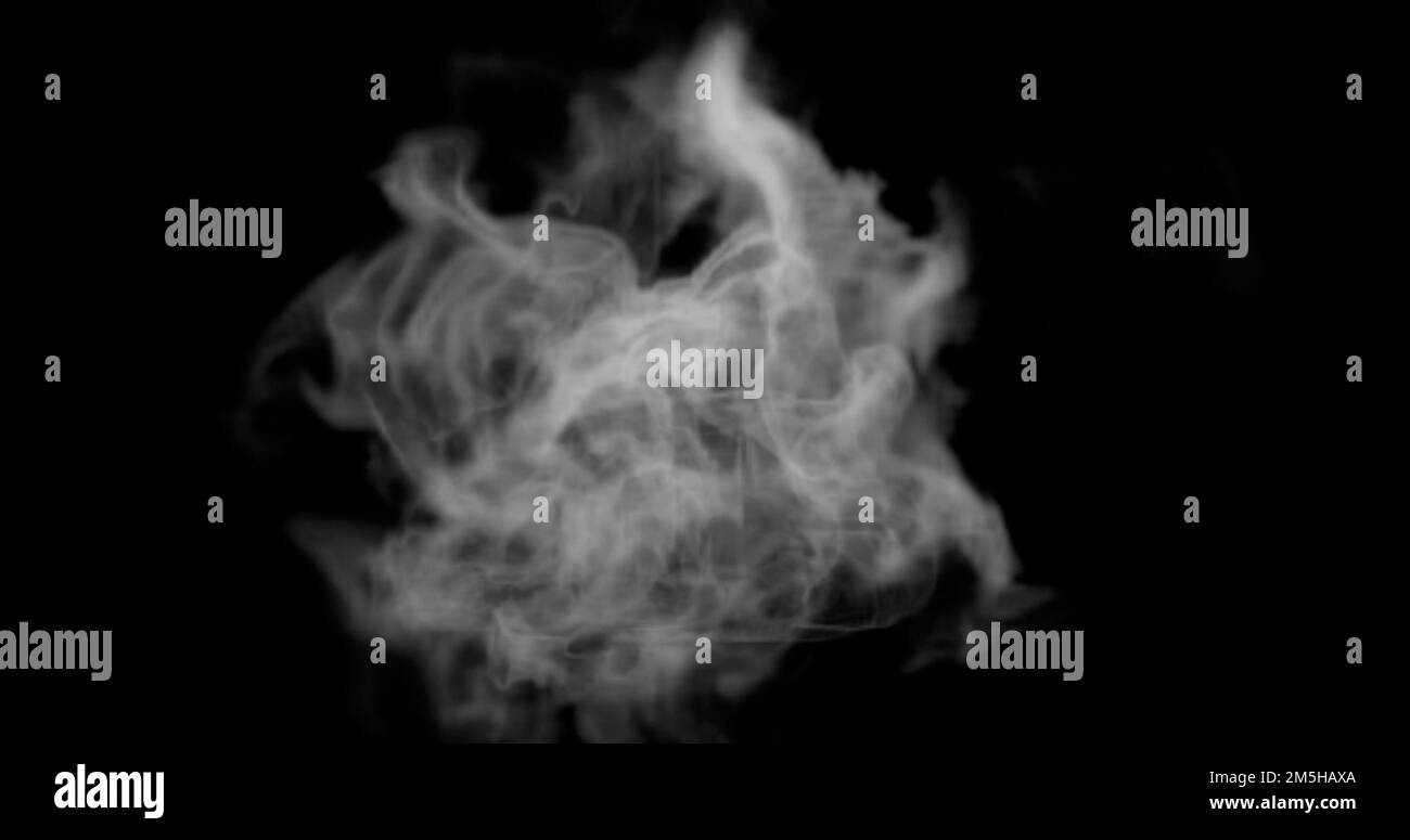 isolated steam or gas smoke texture for fire or hot temperature Stock ...