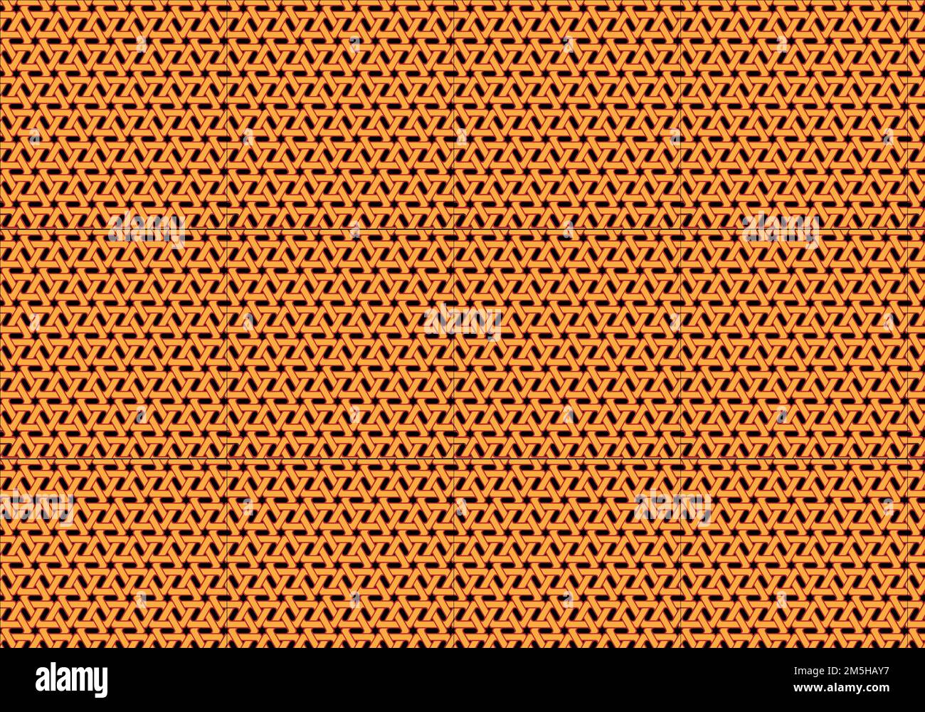 An illustration of an orange wallpaper background with a detailed ...