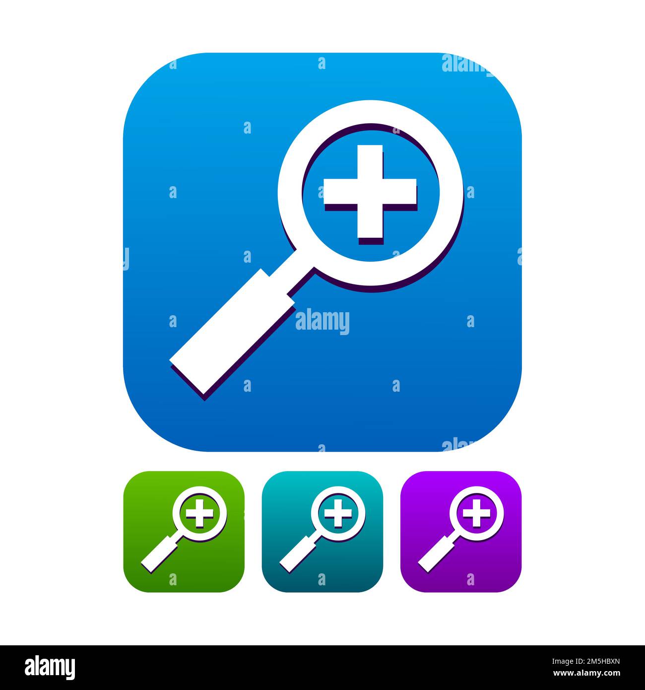 Computer zoom Stock Vector Images - Alamy