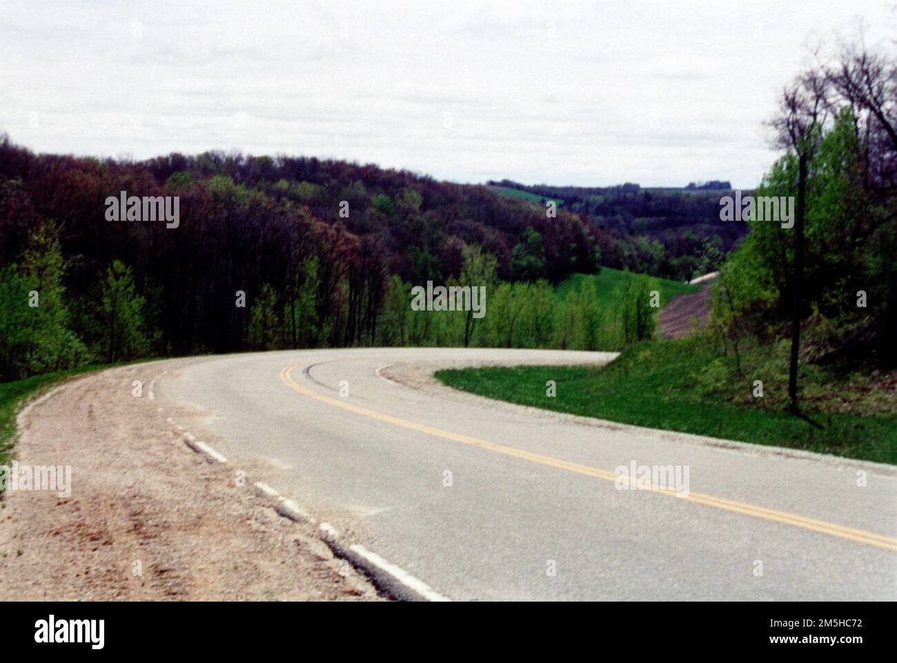 Historic Bluff Country Scenic Byway - Roadside Scene Near Forestville ...