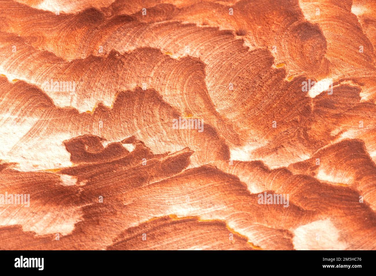 Multi-colored sandstone rock and mineral layers in ancient tombs of ...