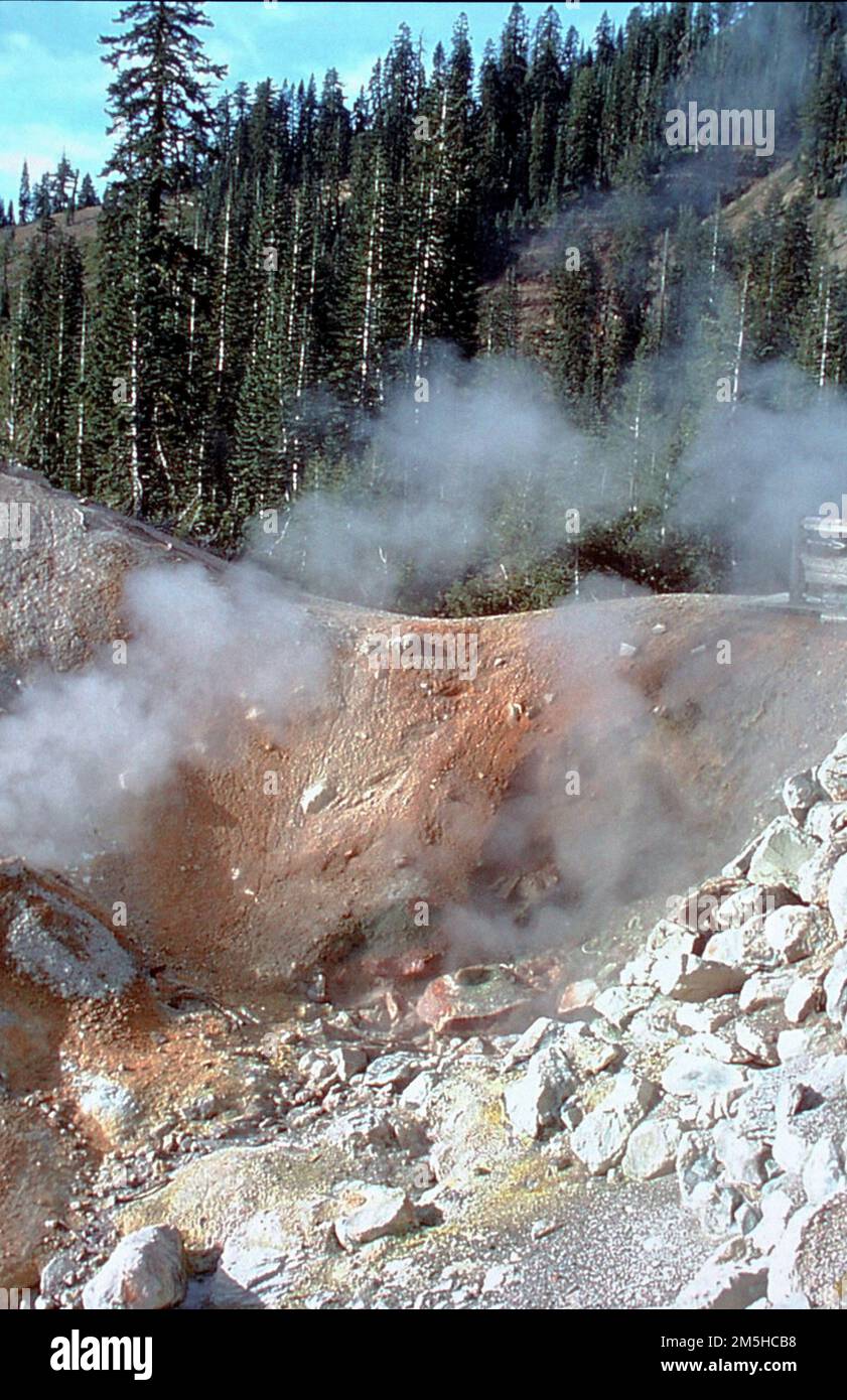 Volcanic Legacy Scenic Byway - Sulfur Works in Lassen National Park ...