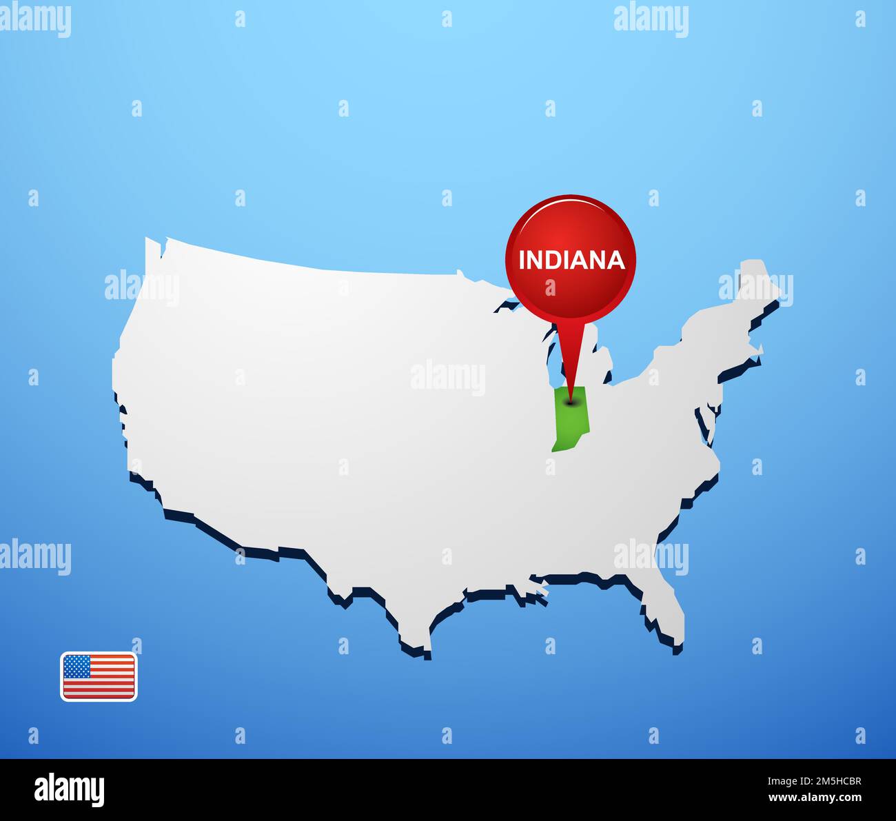 Indiana wallpaper Stock Vector Images - Alamy