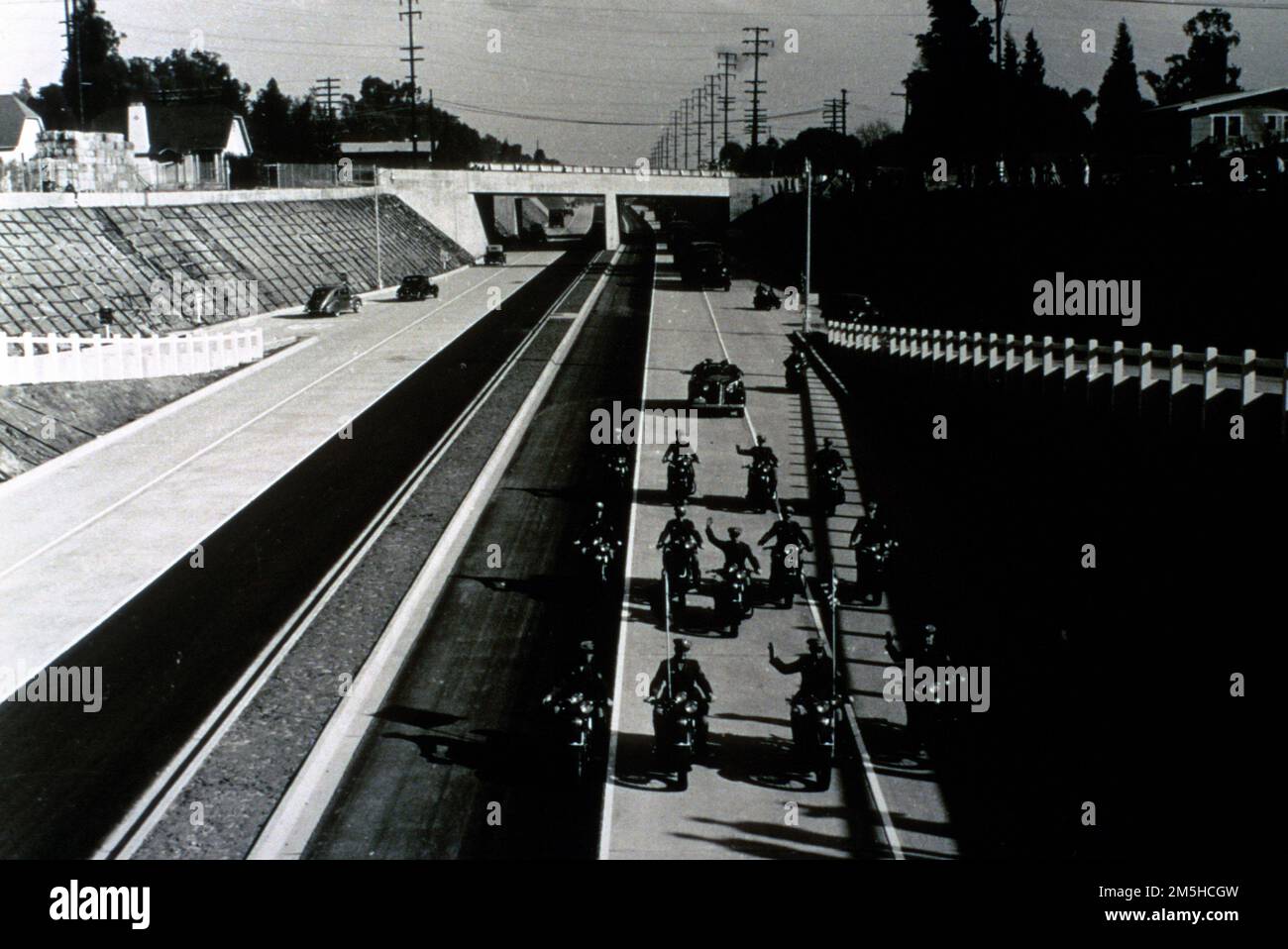 Arroyo Seco Historic Parkway - Route 117 - The Cut Opening Day, 1940 ...