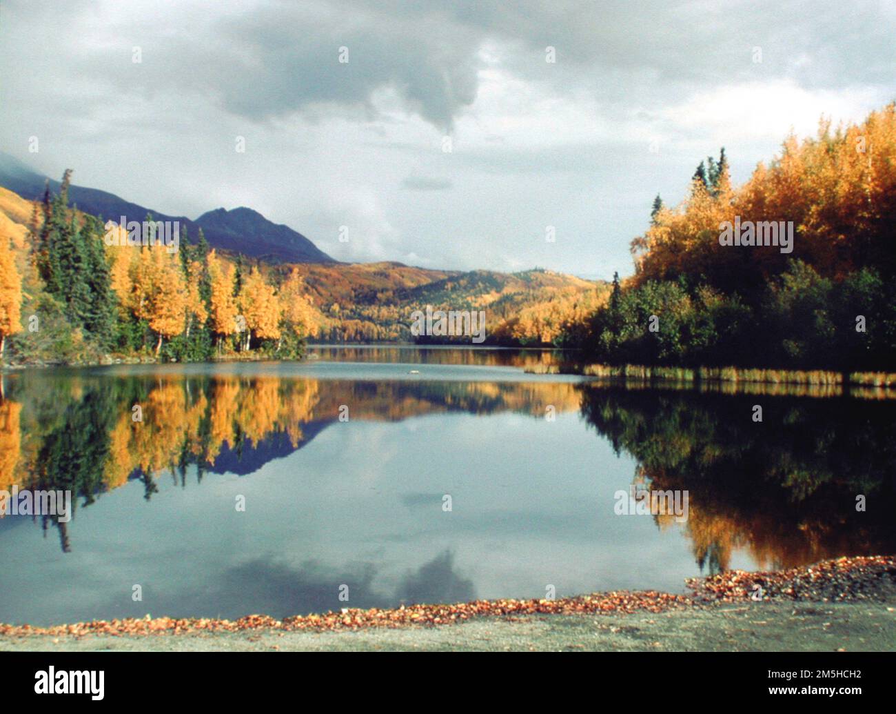 Glenn Highway - Long Lake State Park. Fall colors abound at Long Lake ...
