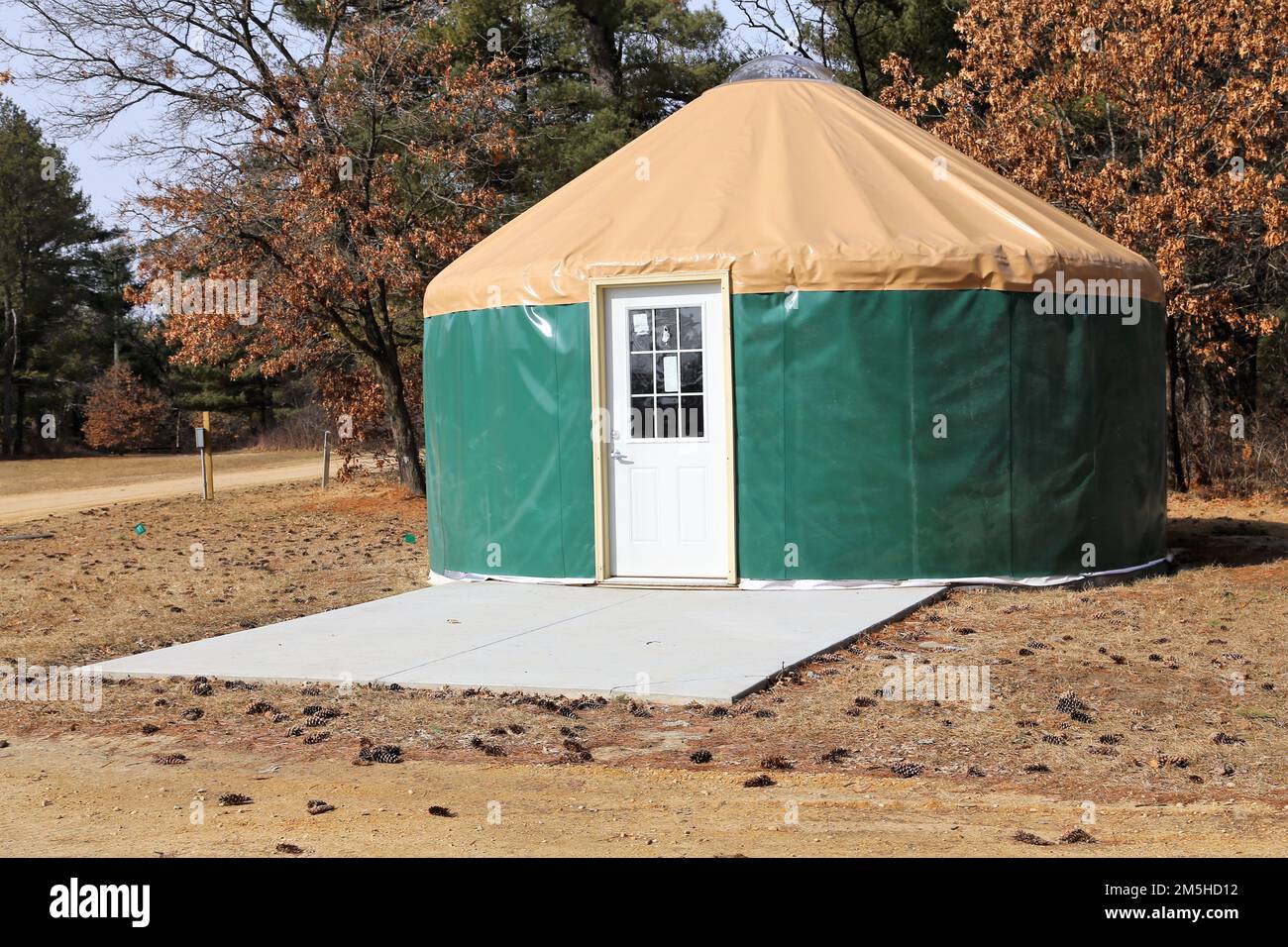 A yurt available for rent is shown March 17, 2022, at Pine View ...