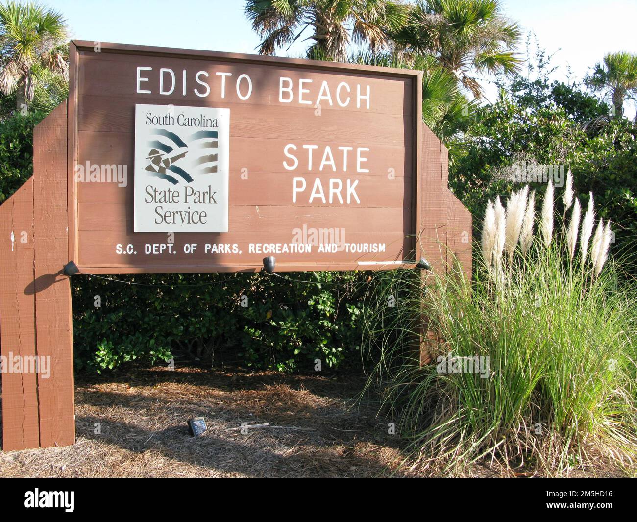 Edisto Island National Scenic Byway - Sign for Edisto Beach State Park ...