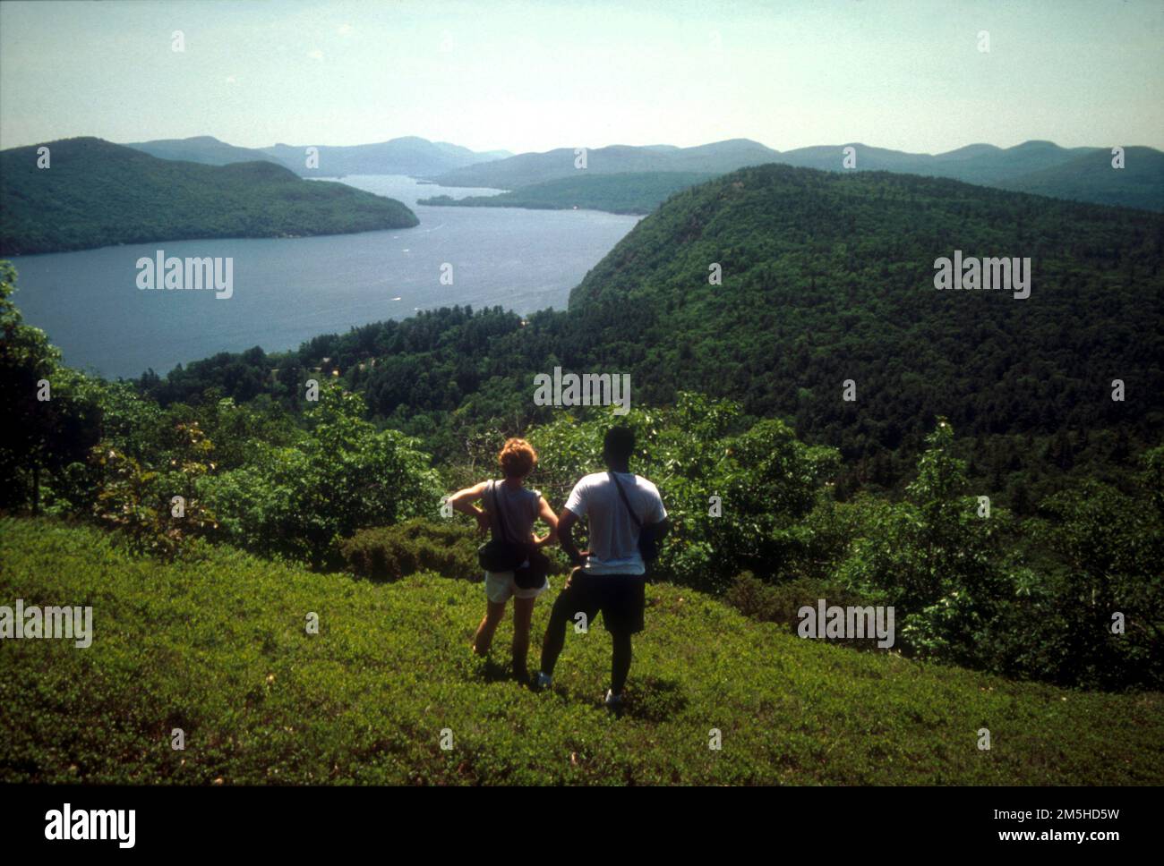 Lakes to Locks Passage - Cook Mountain Lookout. Lake Champlain and Lake ...
