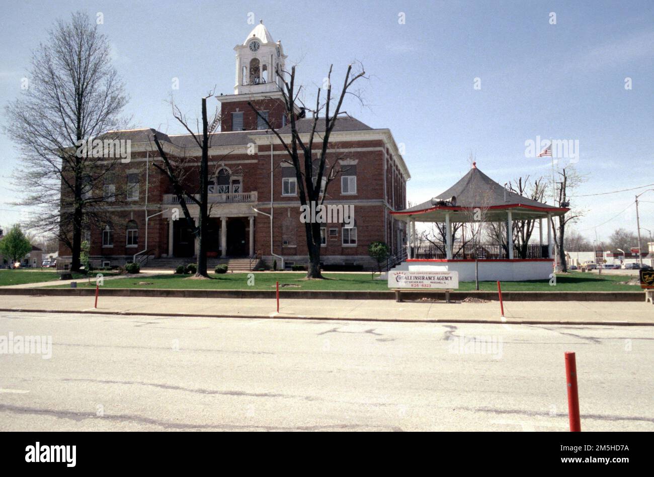 Historic National Road - Clark County Courthouse and Marshall Bandstand ...