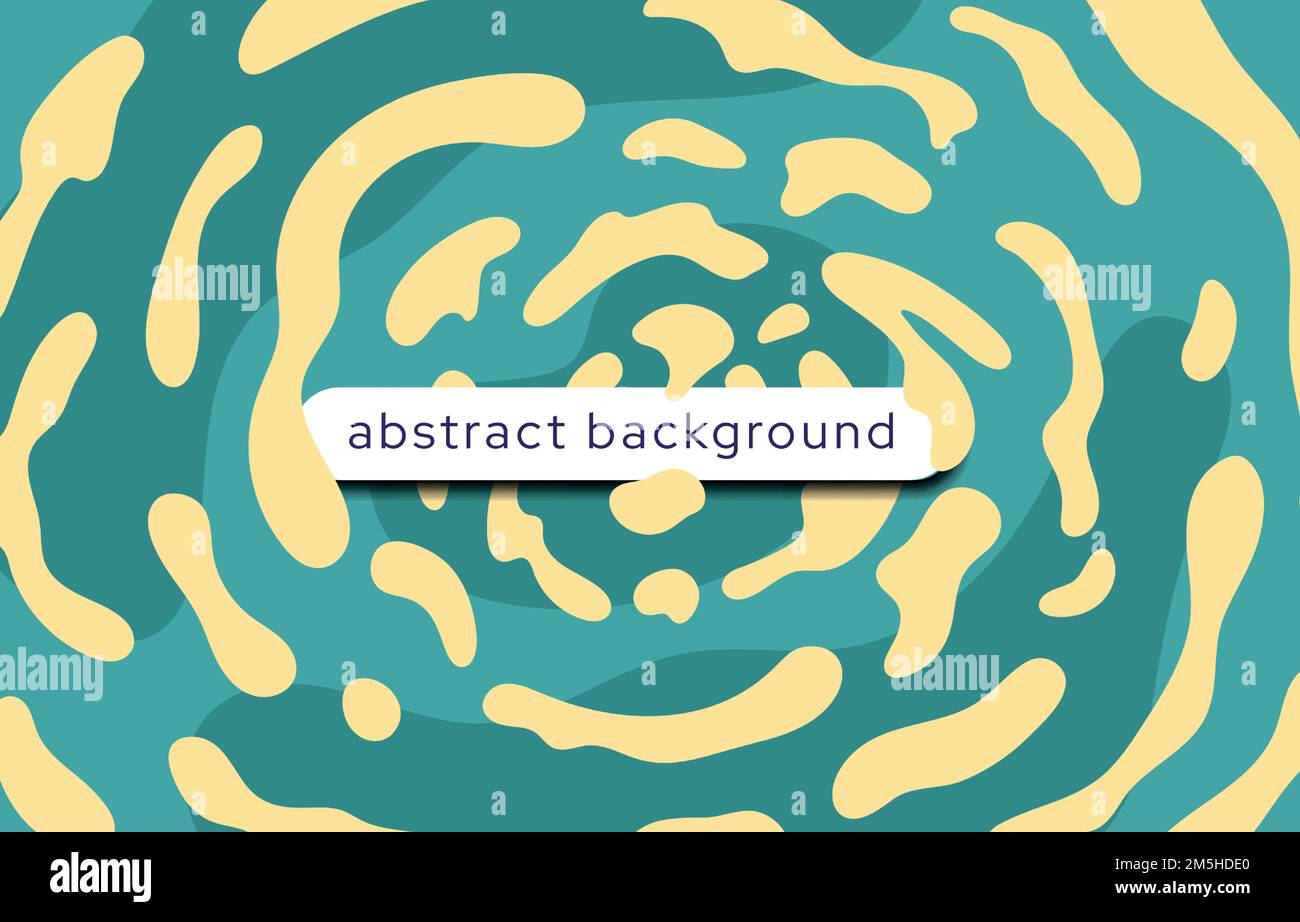 Background With Deep Smooth Shapes Abstract Fluid Melt Dynamic Blob
