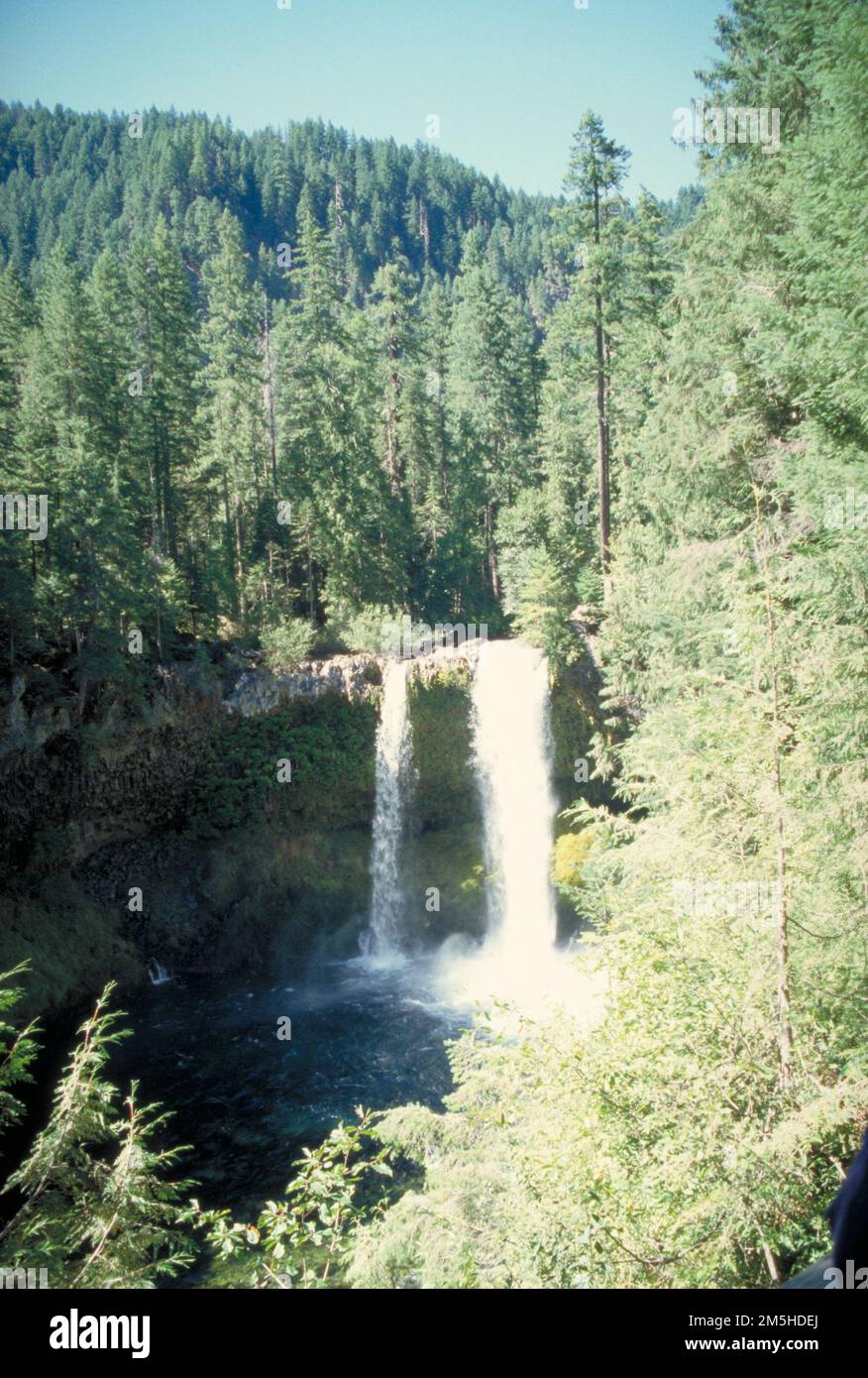 McKenzie Pass-Santiam Pass Scenic Byway - A Waterfall on the McKenzie ...