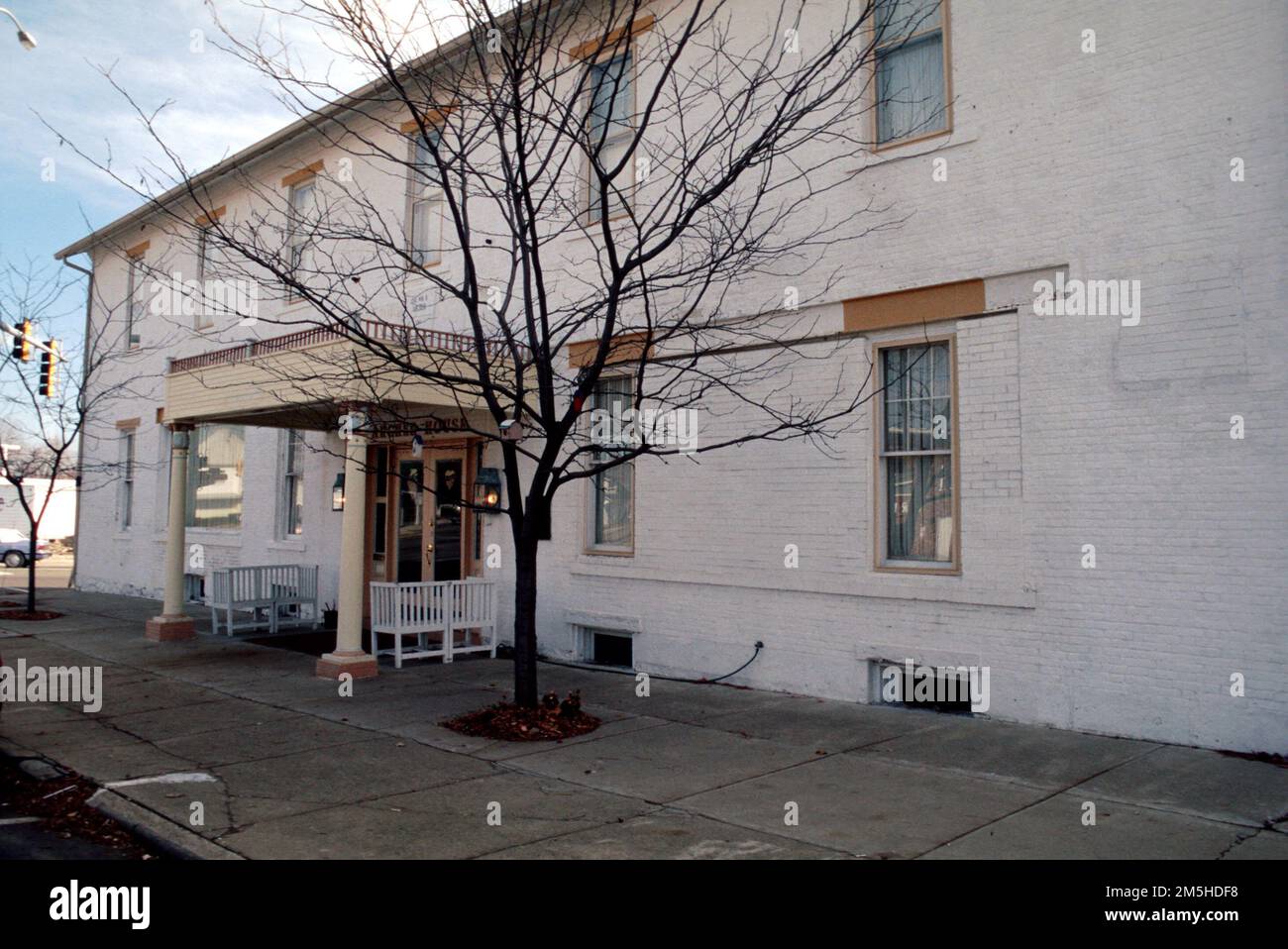 Historic National Road - The Archer House. The white-bricked Bed and ...