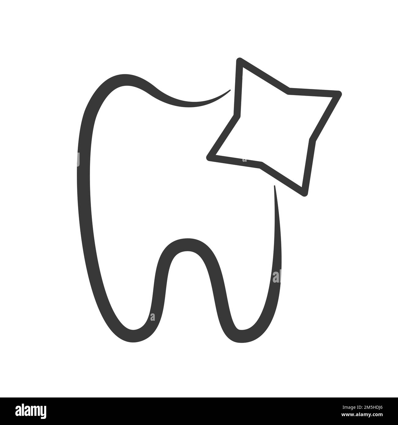 Tooth sparkle Black and White Stock Photos & Images - Alamy