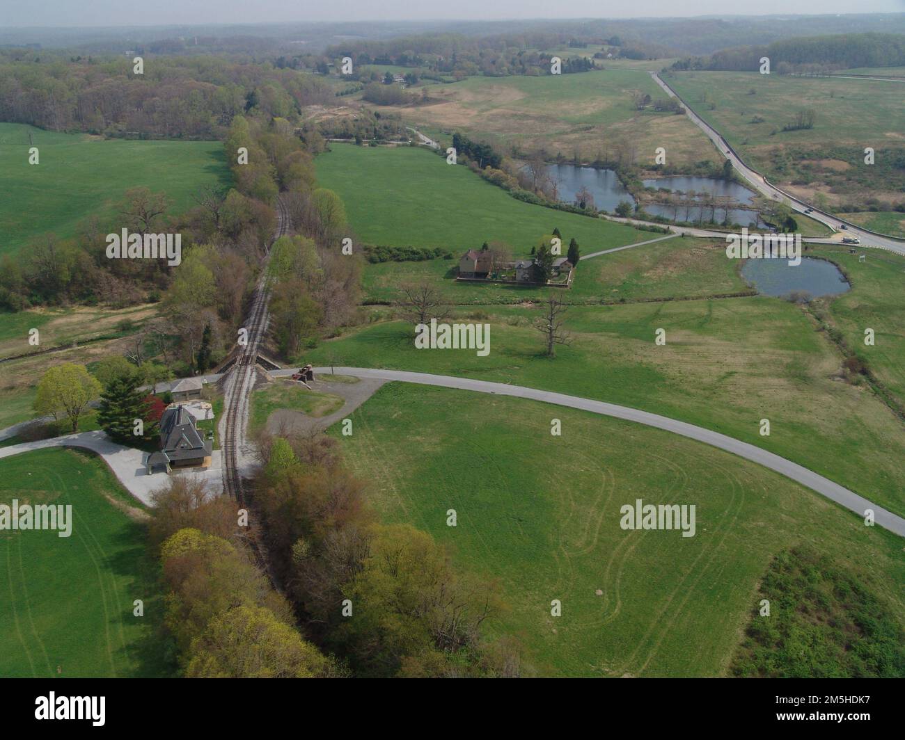 Brandywine Valley Scenic Byway - Aerial View of Route 100 and ...