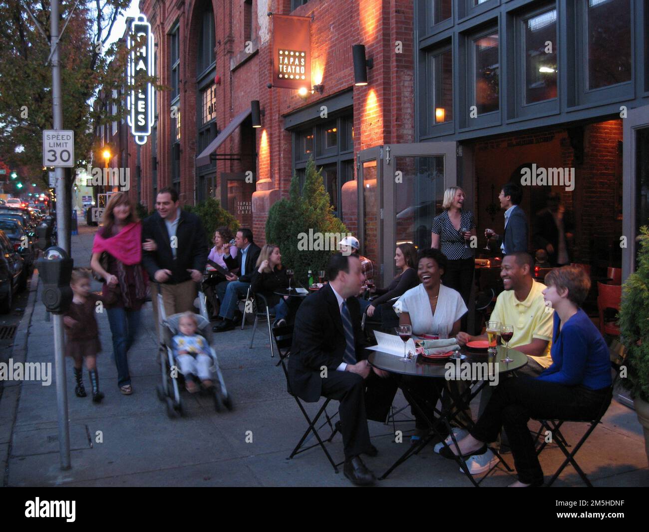 Baltimore's Historic Charles Street - Enjoying Sidewalk Dining Along ...