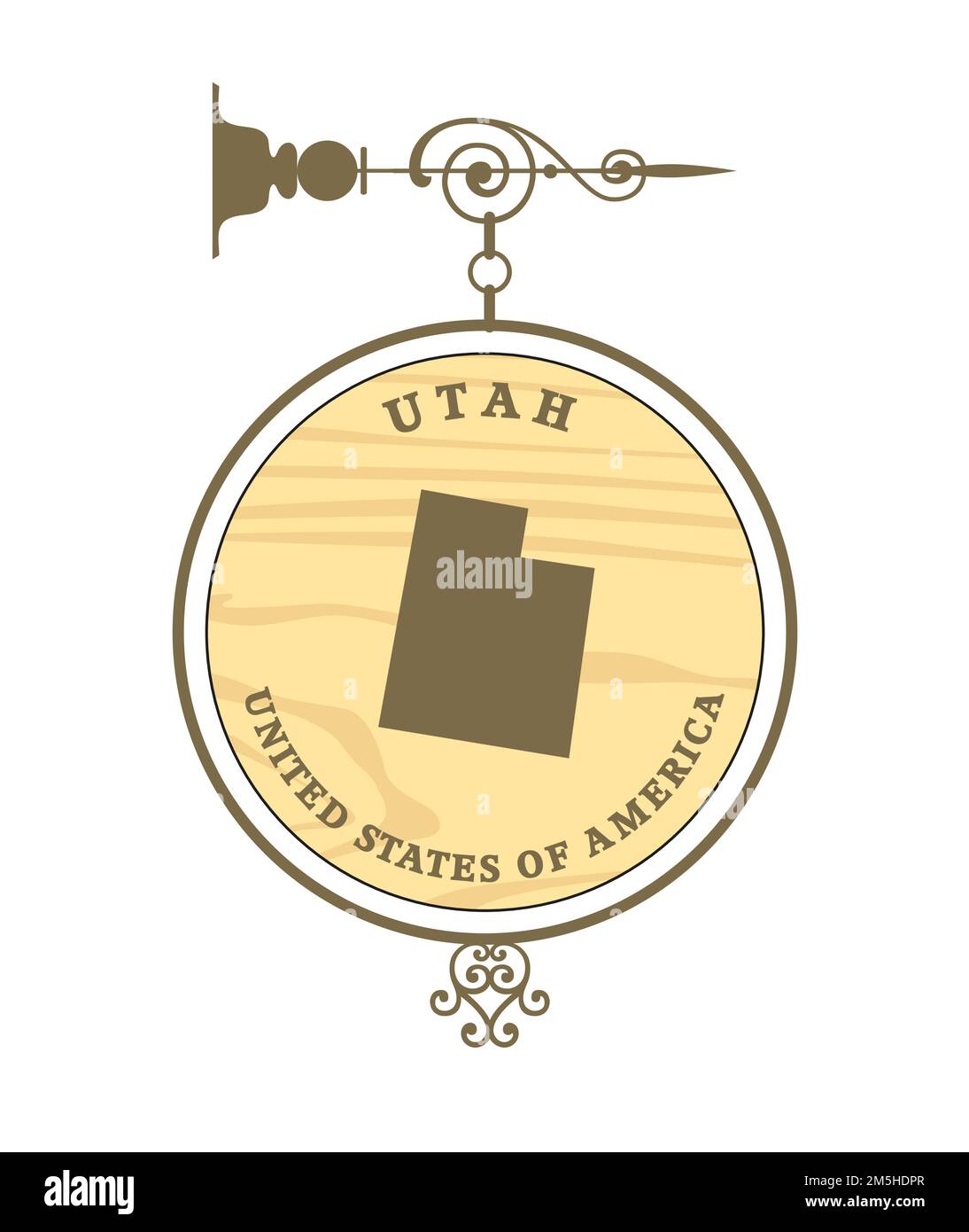 Utah icon vector vectors hi-res stock photography and images - Alamy