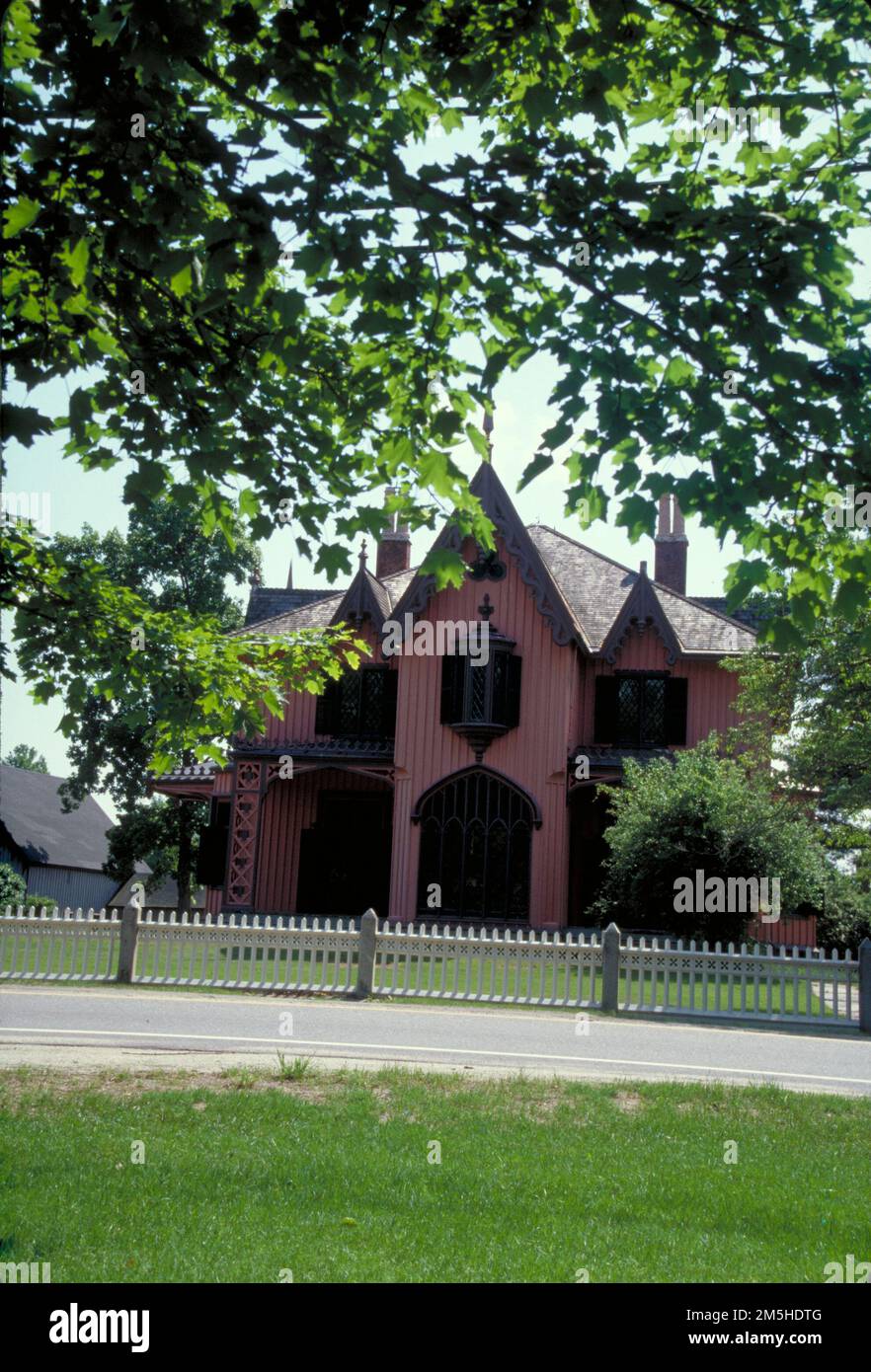 Connecticut State Route 169 - The Bowen House. Steep Gothic arches and ...