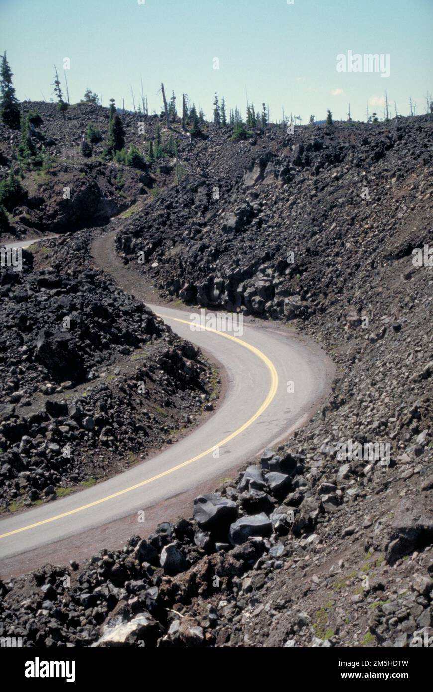 McKenzie Pass-Santiam Pass Scenic Byway - Winding Through Lava on ...