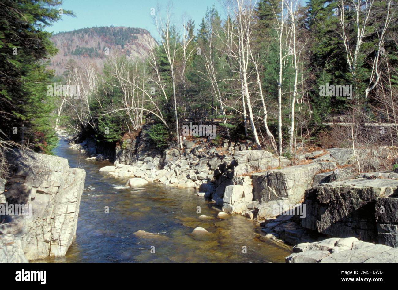Kancamagus Scenic Byway - Rocky Gorge on the Kancamagus Highway. The ...