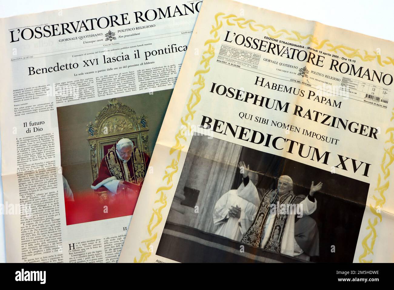 Vatican City, Holy See: 2005 Election and 2013 Resignation of POPE ...