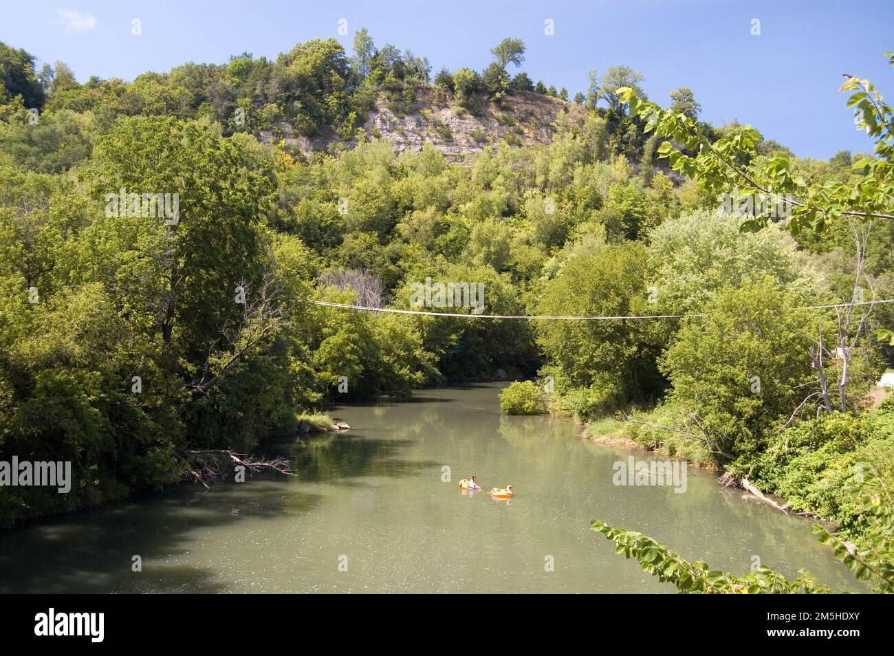 Historic Bluff Country Scenic Byway - Floaters on the Root River in ...