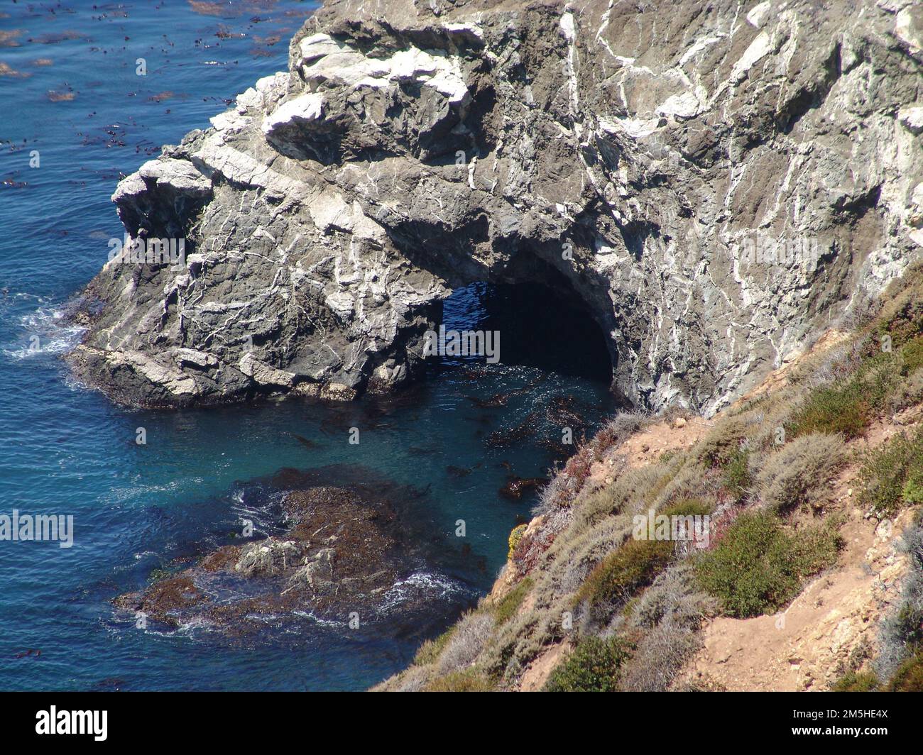 Route 1 - Big Sur Coast Highway - Big Sur Coastline Cliffs. An ...