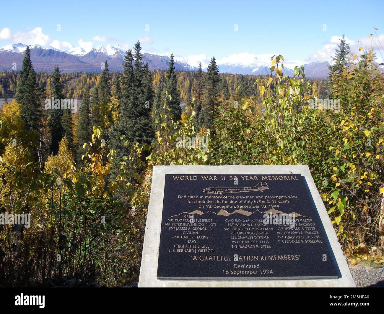 The George Parks Highway Scenic Byway - Denali View North. Autumn ...
