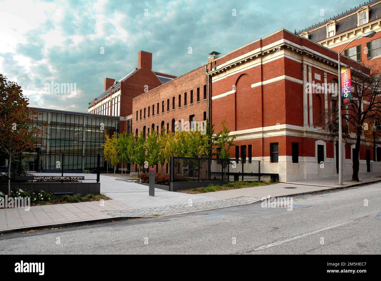 Maryland Historical Society - Exterior View. Park Avenue.. The Maryland ...