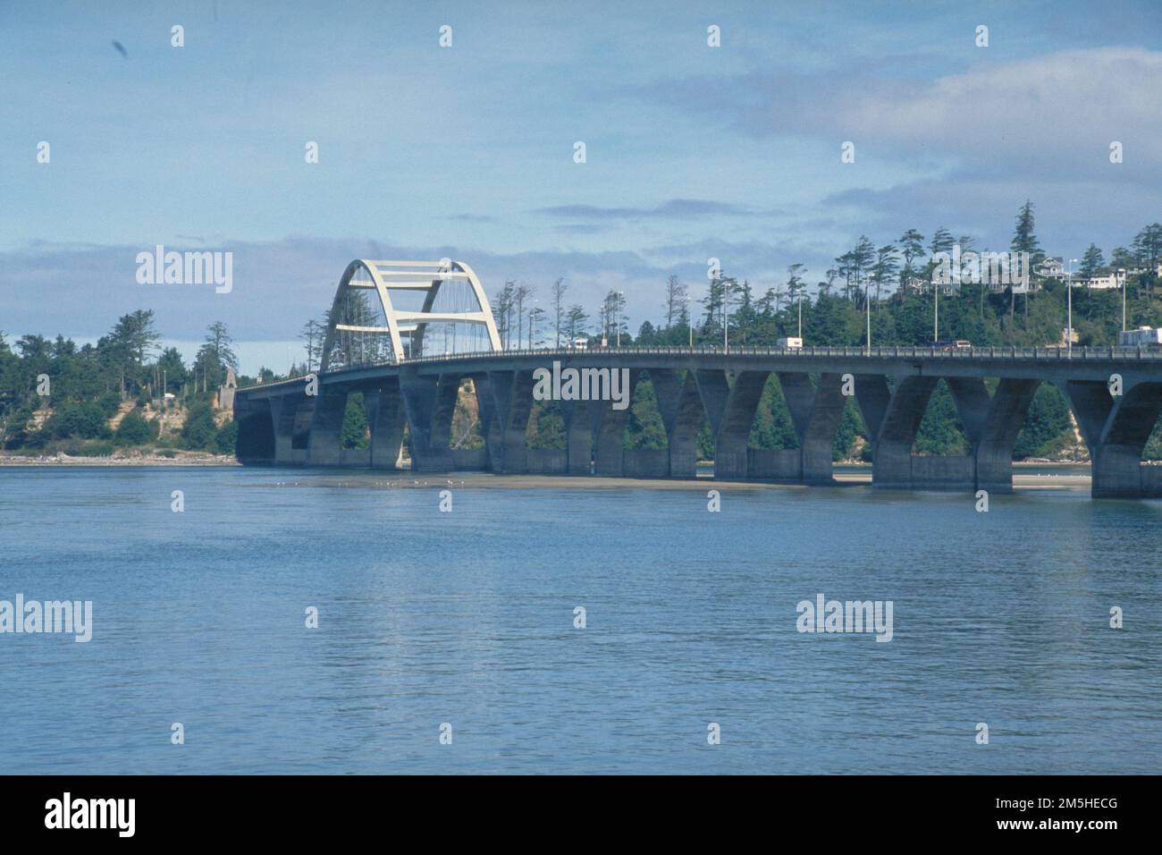 Pacific Coast Scenic Byway - Oregon - Alsea Bay Bridge on the Pacific ...