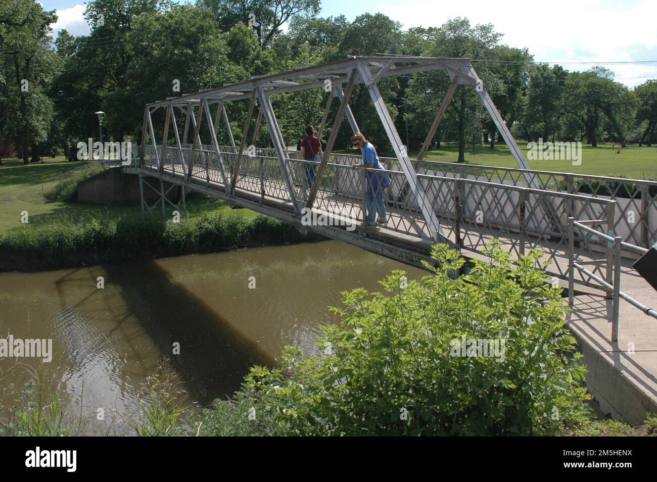 Sheyenne River Valley Scenic Byway - City Park Footbridge. The City ...