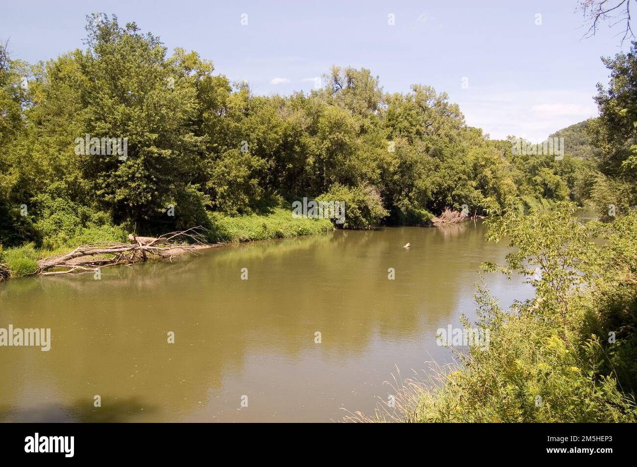 Historic Bluff Country Scenic Byway - Root River South of Preston. The ...