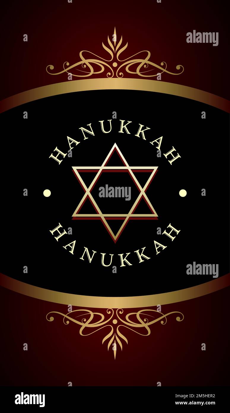Star david lights hanukkah Stock Vector Images - Alamy