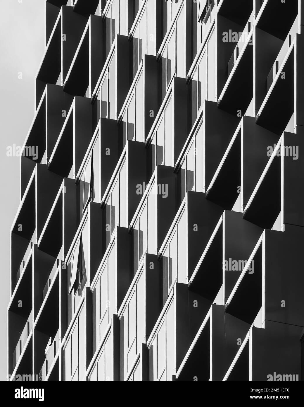 Melbourne facade detail Black and White Stock Photos & Images - Alamy