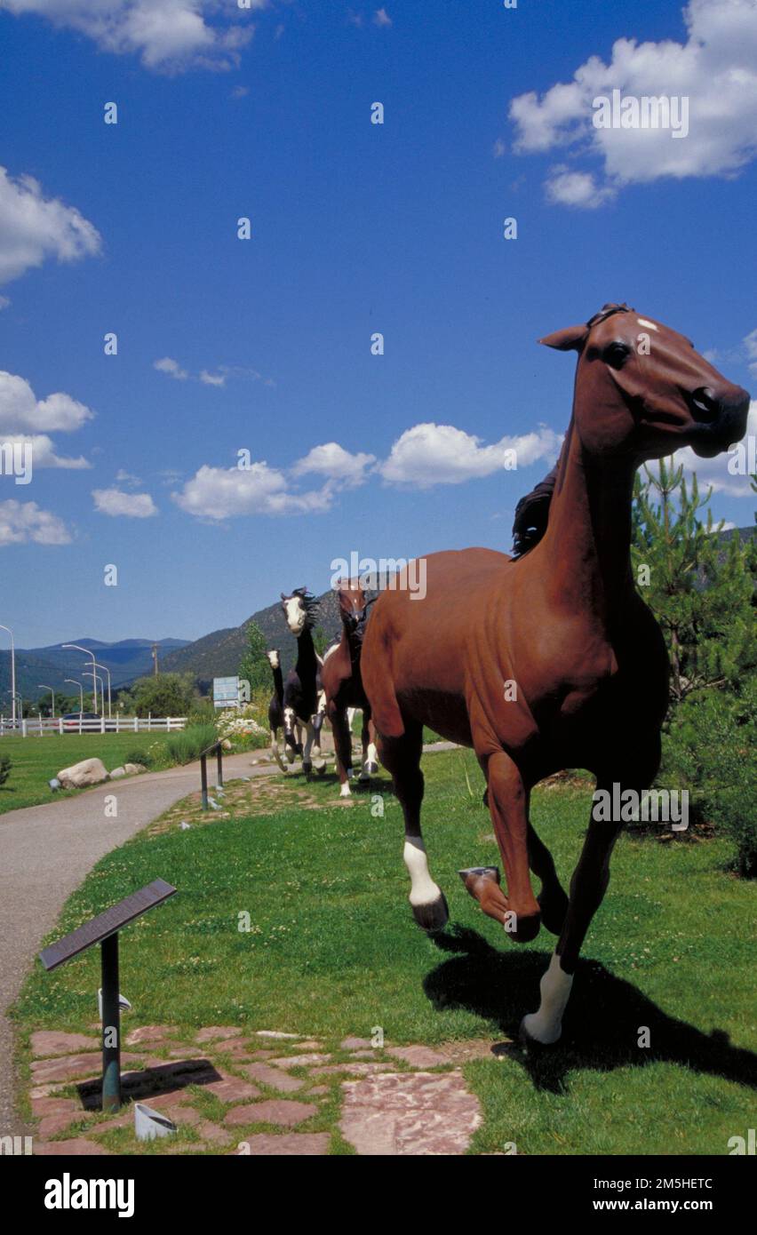 Billy the Kid Trail - Horses Following Each Other in the "Free Spirit ...