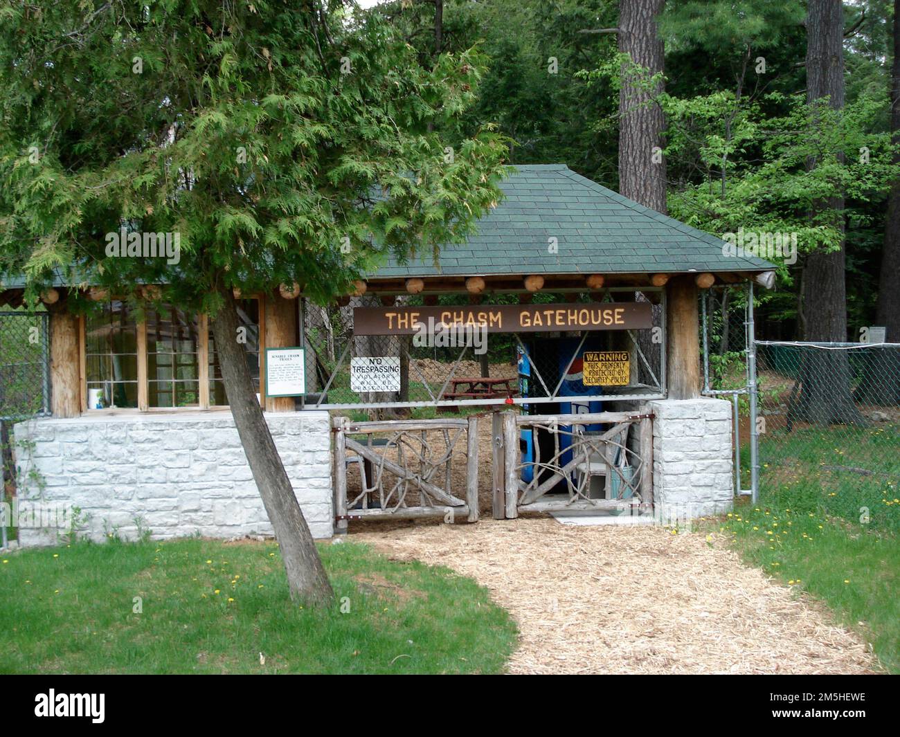 Lakes to Locks Passage - Ausable Chasm Gatehouse. The Ausable Chasm ...