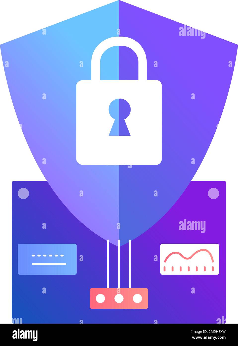 Guarantee icon. Safe shield protect vector. Insurance data safety ...