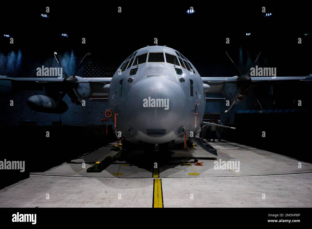 An AC-130J Ghostrider assigned to the 1st Special Operations Wing from ...