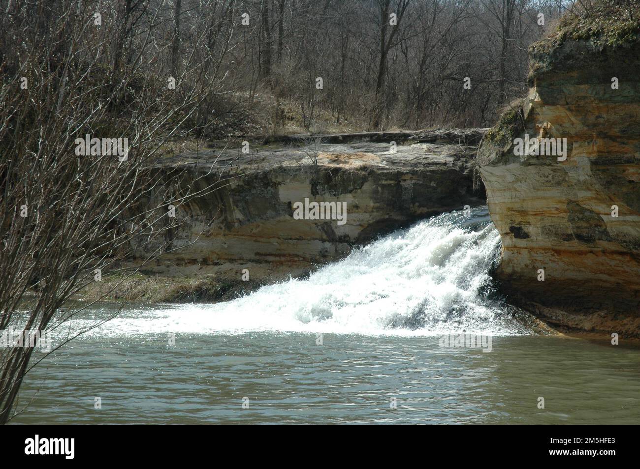 Historic Bluff Country Scenic Byway - Closeup of Como Falls. Como Falls ...