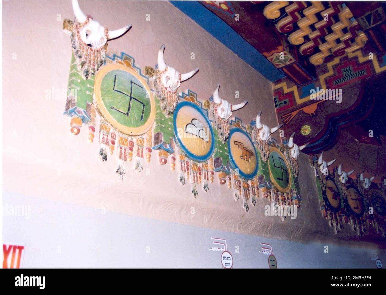 Historic Route 66 - Indian Artifacts in the KiMo Theatre. Buffalo ...