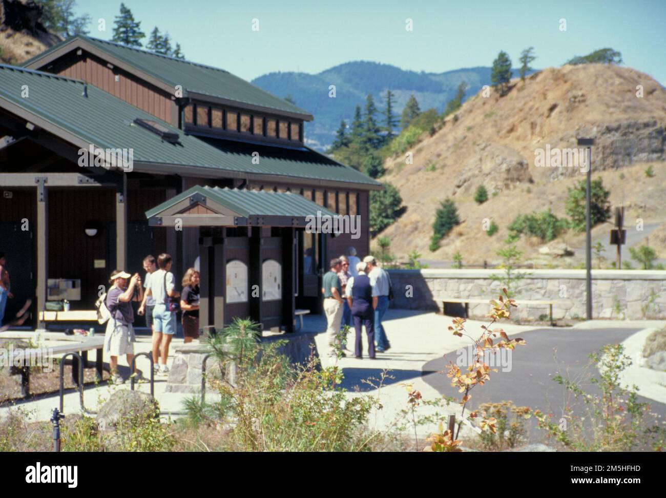 Historic Columbia River Highway - Outside the Visitor Center at the ...