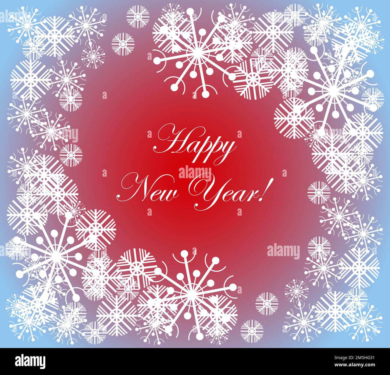 New Year Background For Christmas Card Beautiful Blue New Year Background Stock Vector Image