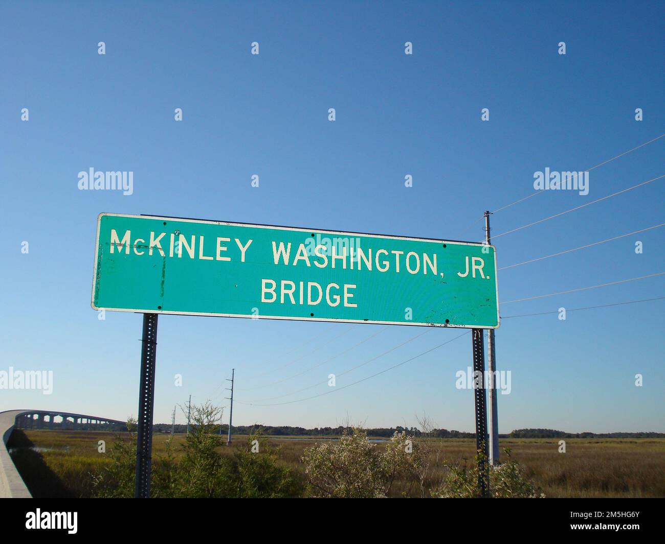 Edisto Island National Scenic Byway - Sign for McKinley Washington, Jr ...