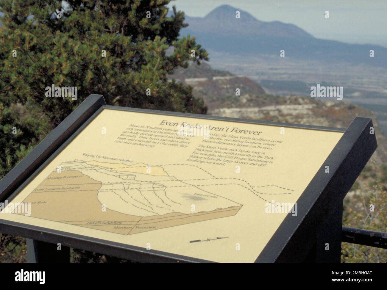 San Juan Skyway - Even Rocks Aren't Forever: Interpretive Sign at Mesa ...