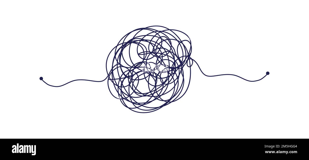 Psychotherapy transformation chaos in the head. Tangle and untangle ...