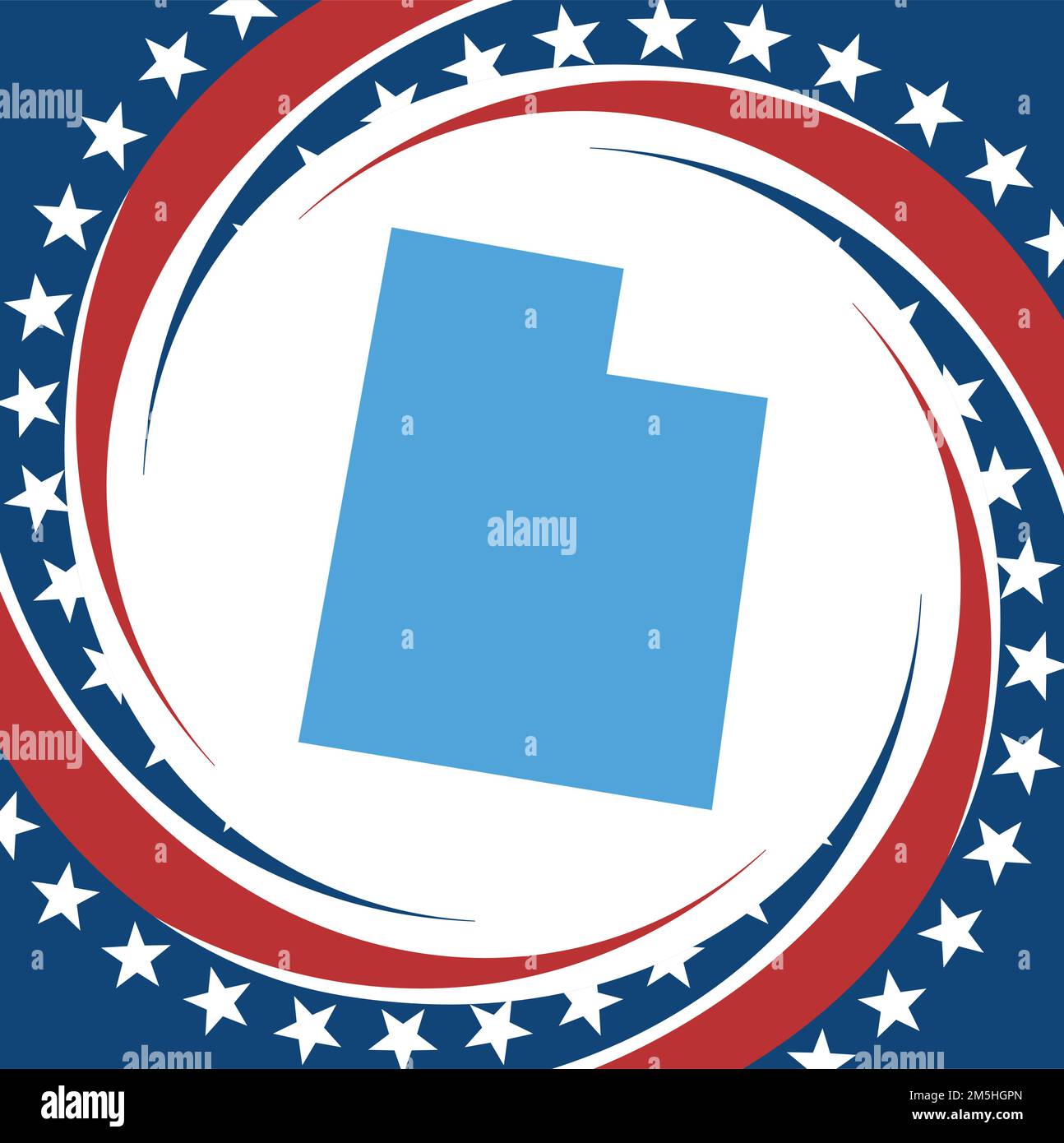 Label with map of Utah, vector Stock Vector Image & Art - Alamy